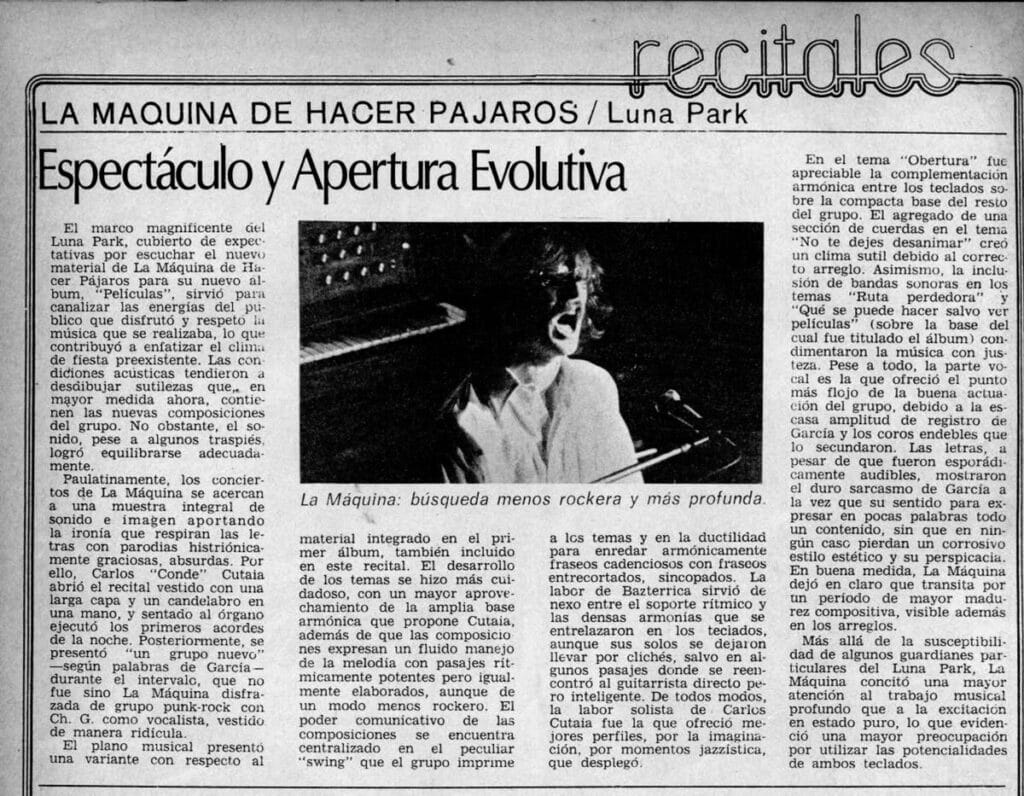 Rescate: La Máquina de Hacer Pájaros presenta «Películas» – Rock.com.ar