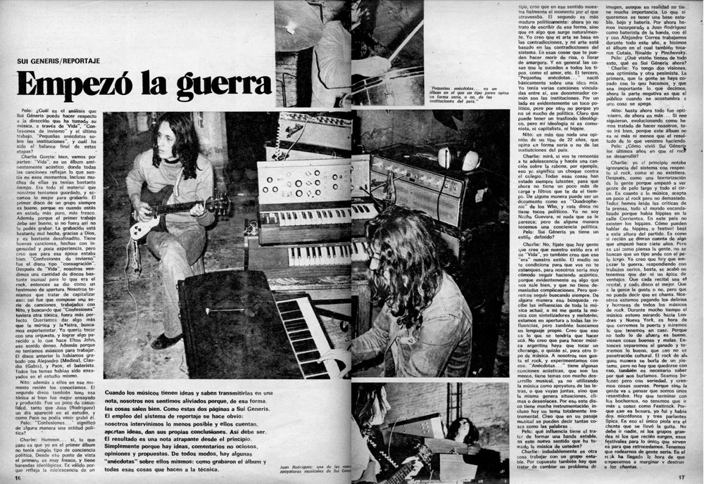 A 50 años de Instituciones, de Sui Generis - Rock.com.ar